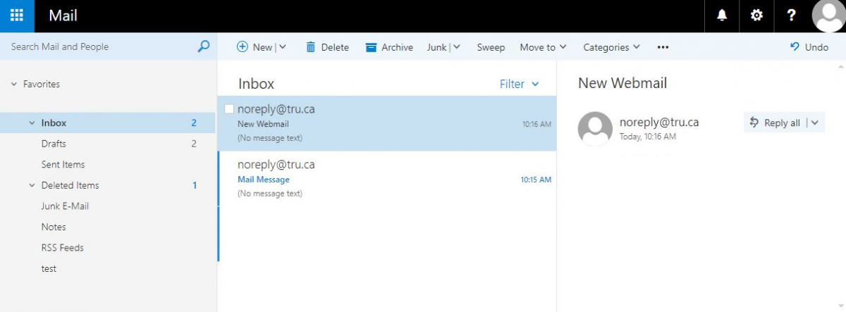 Changes to Webmail – Information Technology Services