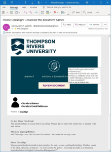 How to spot harmful DocuSign phishing scams – Information Technology ...