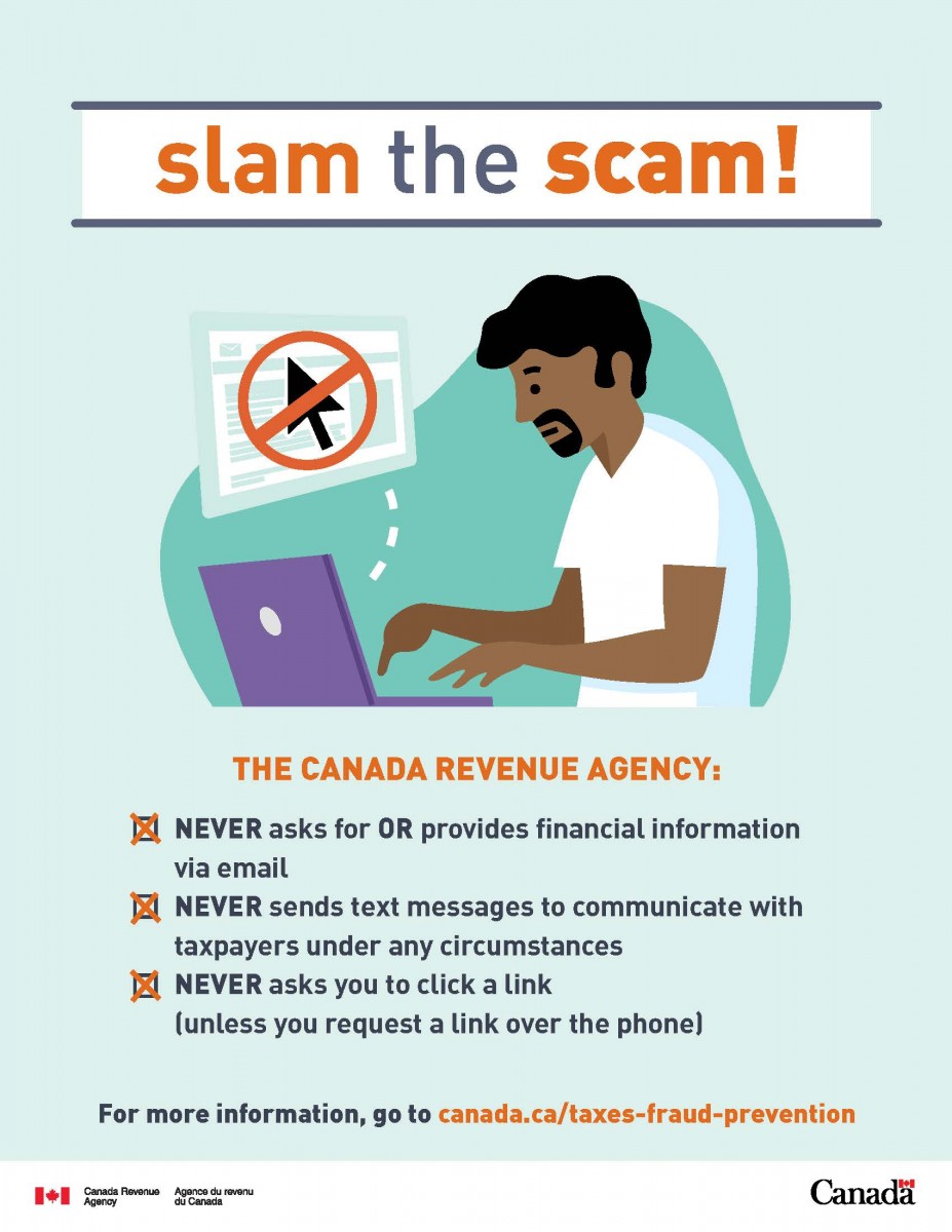 Slam the scam – Protect yourself against CRA fraud – Information ...